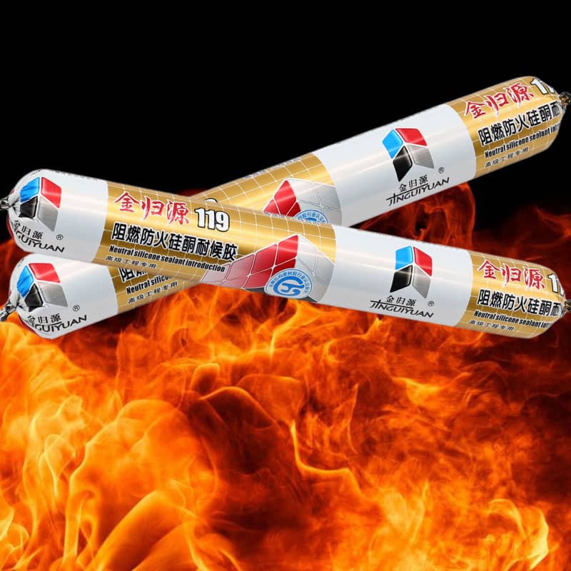 Fire-Proof Silicone Sealant 119: Exceptional Fire Resistance